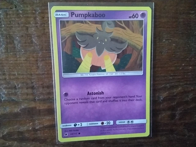 PUMPKABOO VMAX 44/111 Climax Holo Full Art pokemon Card NM ex gx vstar ...