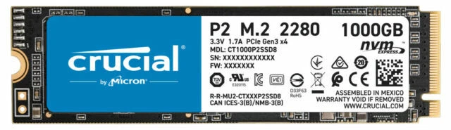 CRUCIAL P2 1TB 3D NAND NVMe PCIe M.2 Internal SSD - NEW & SEALED! EUR ... CRUCIAL P2 1TB 3D NAND NVMe PCIe M.2 Internal SSD - NEW & SEALED! EUR ...
