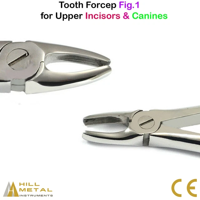 TOOTH EXTRACTION FORCEPS for Lower Upper Molars Fig.1 Teeth Extracting ...