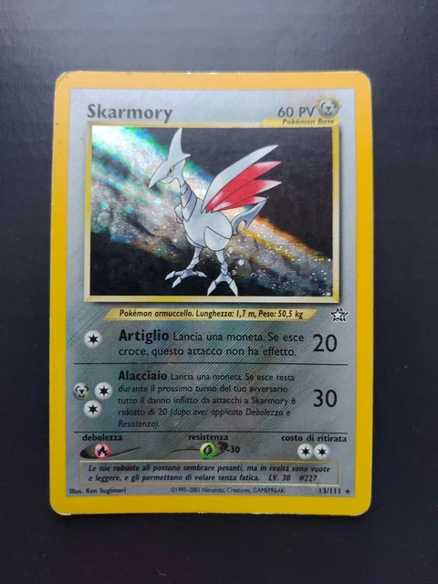 POKÉMON CARD - Skarmory - 13/111 set Neo Genesis ITA holo - no Shining ...