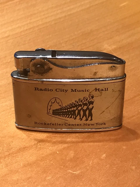 VINTAGE RADIO CITY Music Hall Cigarette Lighter The Showplace Of The ...