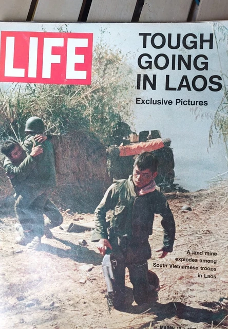 VINTAGE LIFE MAGAZINE-12 MAR 1971-Vietnam & Laos War/Israeli ...
