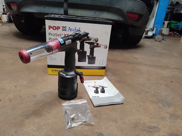 STANLEY AVDEL PROSET XT2 Pneumatic Blind Rivet Gun NEW IN BOX £567.67 - PicClick UK
