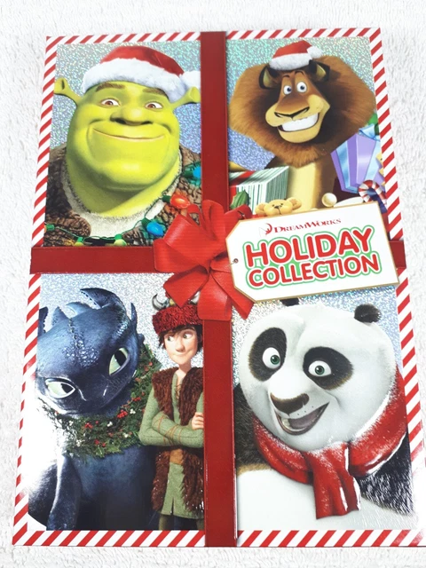 DREAMWORKS HOLIDAY COLLECTION Box Set DVD Shrek Kung Fu Panda Christmas ...