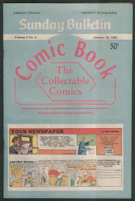 SUNDAY BULLETIN COMIC Book V2n4 Peanuts Doonesbury Superman Star Trek ...