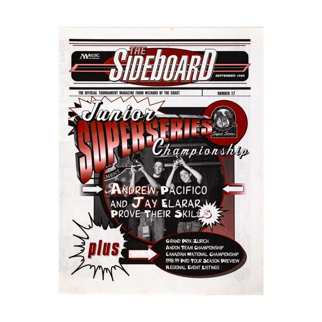 WOTC SIDEBOARD #17 "Championnat Junior Super Série, Grand Prix Zurich ...