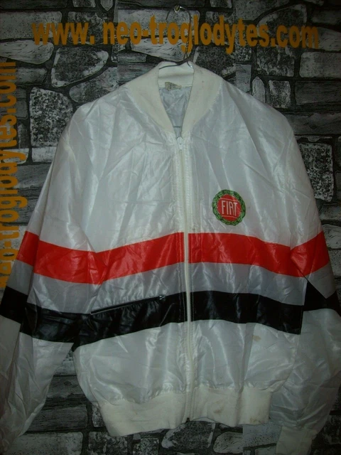 VINTAGE FIAT FORMULA1 racing team nylon satin jacket '70s Italy made ...