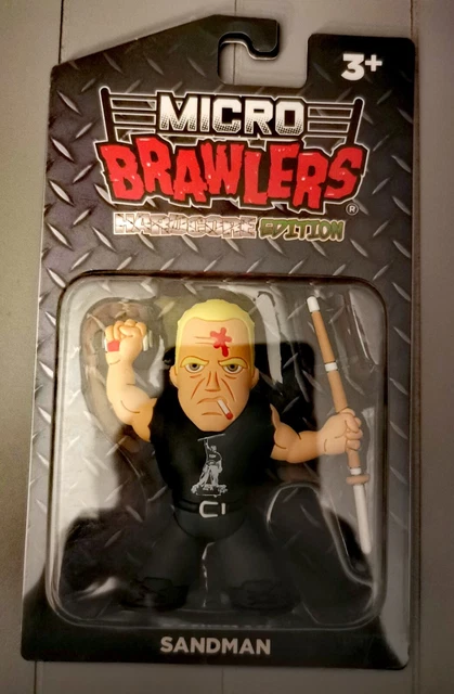 🔥MICRO BRAWLER🔥EXCLUSIVE🔥WWE 🔥 SANDMAN 🔥Pro Wrestling Crate🔥 WWF £16.00 ...