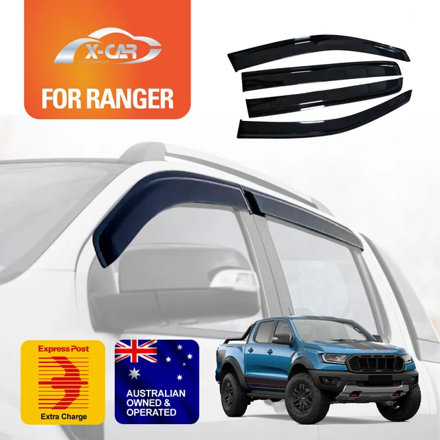 WEATHERSHIELDS FOR FORD Next-Gen Ranger Raptor MY22 Window Visor ...