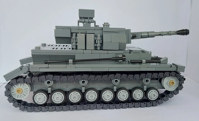 BRICKMANIA PANZER IV Ausf G - German Infantry Support Tank - With Lego ...