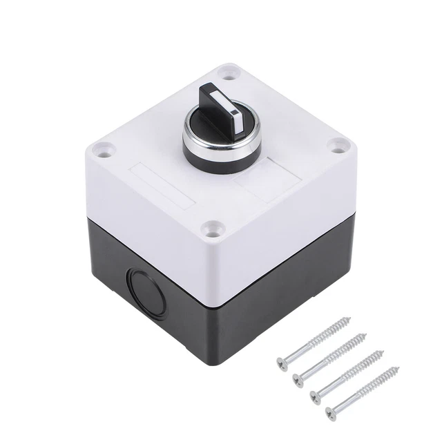 LATCHING SELF-LOCKING ROTARY Selector Push Button Switch 2-Position ...