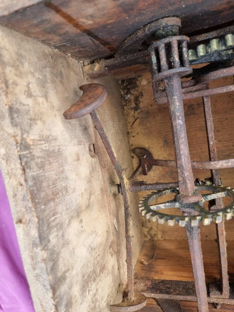 ORIGINAL ANTIQUE FRENCH 18th CENTURY meat jack spit original box ...