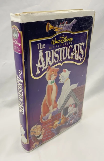 THE ARISTOCATS VHS Walt Disney Masterpiece Collection 1996 Clamshell ...