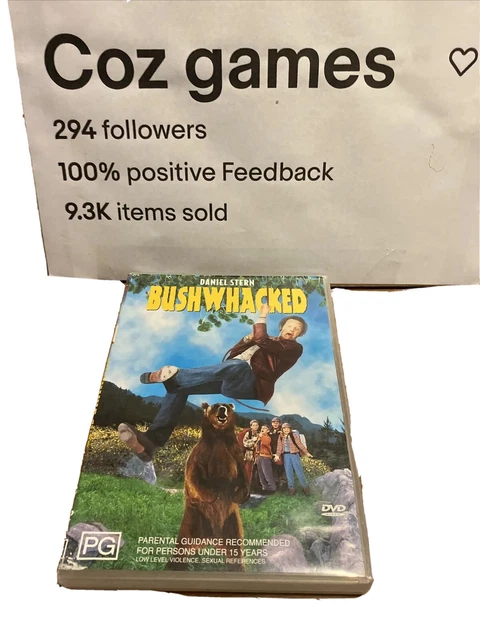 BUSHWHACKED DVD ORIGINAL Australian Release Daniel Stern Slapstick ...