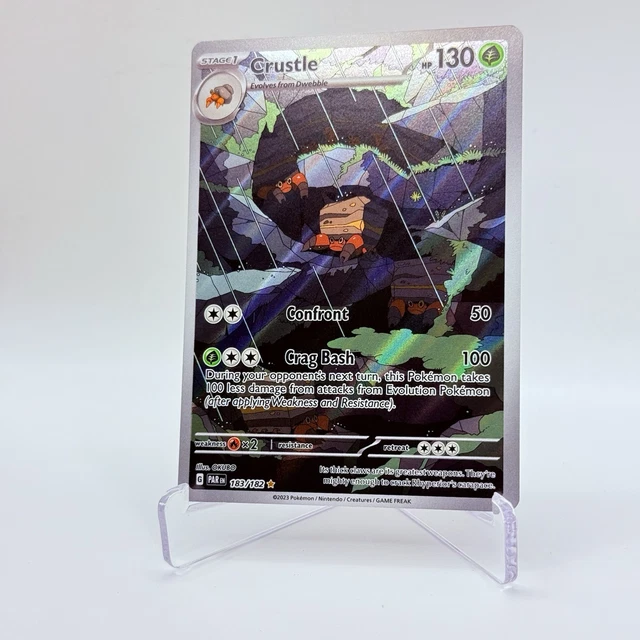 POKÉMON TCG CRUSTLE Paradox Rift 183/182 Holo Illustration Rare NM+FREE ...