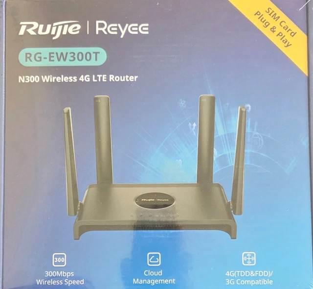 RUIJIE RG-EW300T N300 Wireless 4G LTE Router £84.00 - PicClick UK