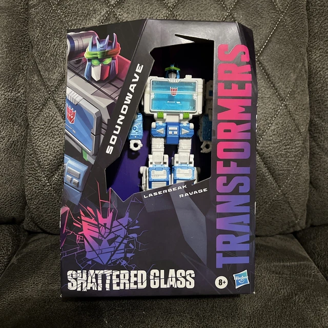 TRANSFORMERS GENERATIONS SOUNDWAVE Action Figure Shattered Glass ...