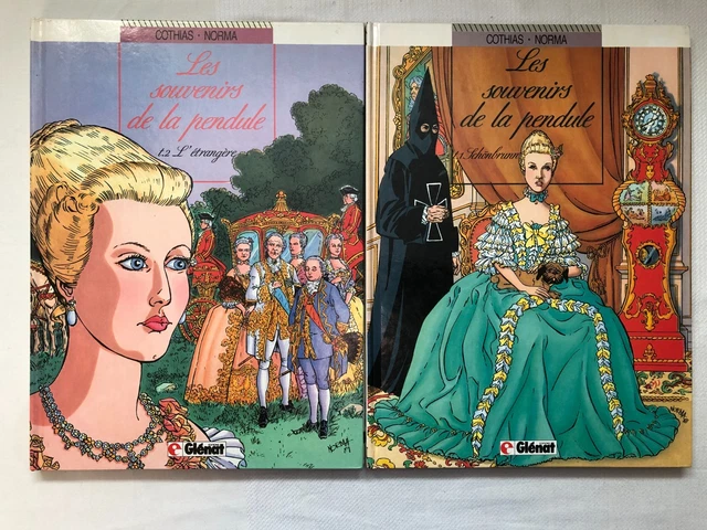 LES SOUVENIRS DE LA PENDULE de Cothias et Norma - Lot de 2 Albums EUR 7 ...