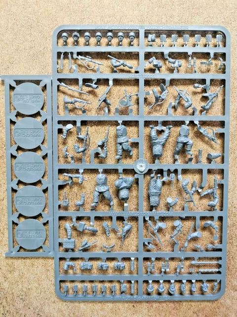 GERMAN FALLSCHIRMJAGER INFANTRY (Winter) Sprue - 28mm Bolt Action WW2 ...