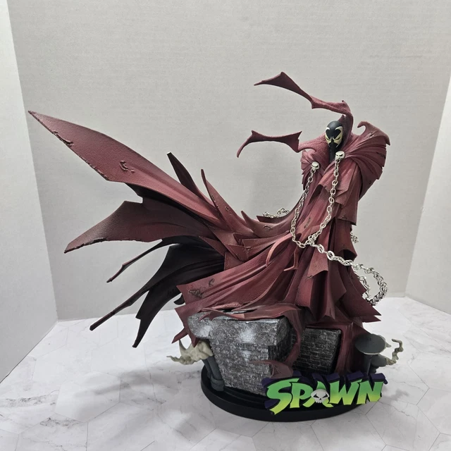 MCFARLANE SPAWN SPAWN/BATMAN #1 by Greg Capullo 1:8 Scale Resin Statue ...