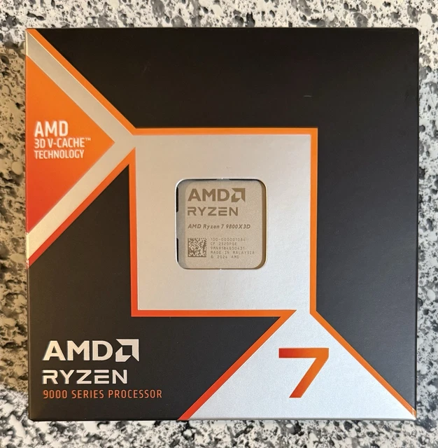 AMD RYZEN 7 9800X3D 8-Core 16-Thread Desktop Processor - 8 Cores And 16 ...