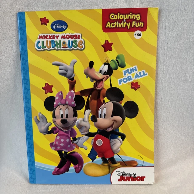 MICKEY MOUSE CLUBHOUSE Color and Play Coloring and Activity Book 2011 ...