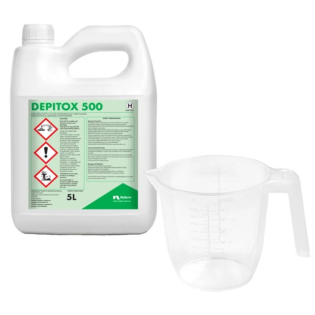 DEPITOX 500 SELECTIVE Weed Weeds Killer 5L Great At Controlling Ragwort ...