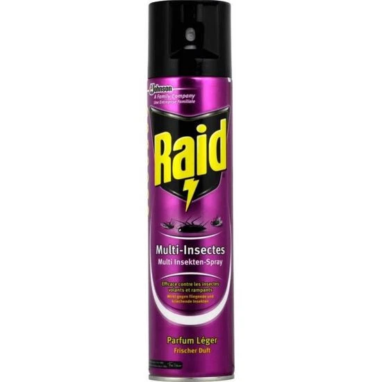 LOT DE 3 - RAID - Insecticide Multi-Insectes Volants Rampants Parfum ...