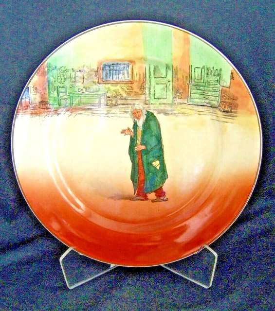 ROYAL DOULTON SERIES Ware Dickens Rack Plate Fagin D5175 Issued 1931 ...