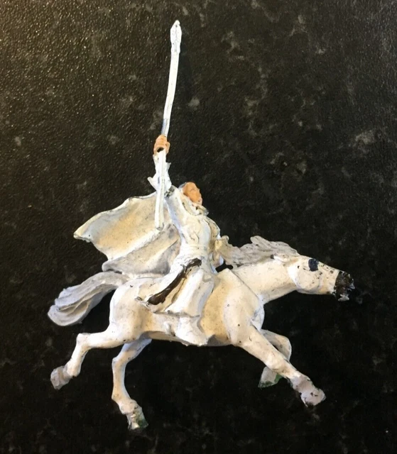 LOTR LORD OF the Rings GANDALF MOUNTED ON SHADOWFAX Warhammer Metal ...