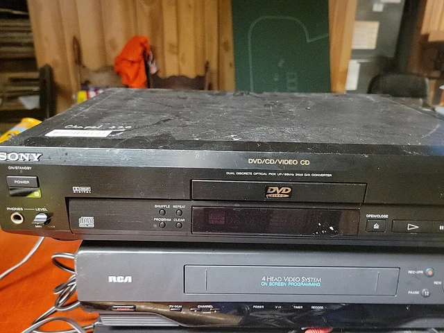 SONY DVP-S3000 SINGLE Disc DVD/CD/VCD Player w/Digital Out No Remote ...