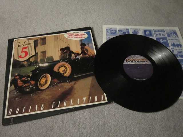 12& VINYL RECORD,MICHAEL Jackson ,The Jackson 5,Moving violation ,1975 ...