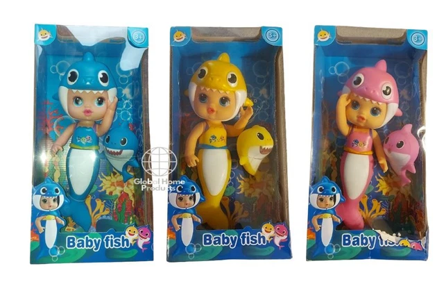 BABY FISH DOLL With Tail And Hood Babies Girl Boy Kids Birthday Eid ...
