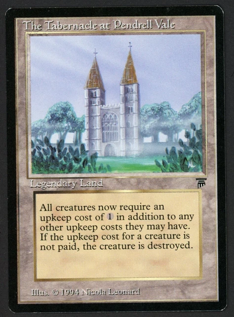 ***ENGLISH THE TABERNACLE at Pendrell Vale*** MTG Legends Magic Kid ...