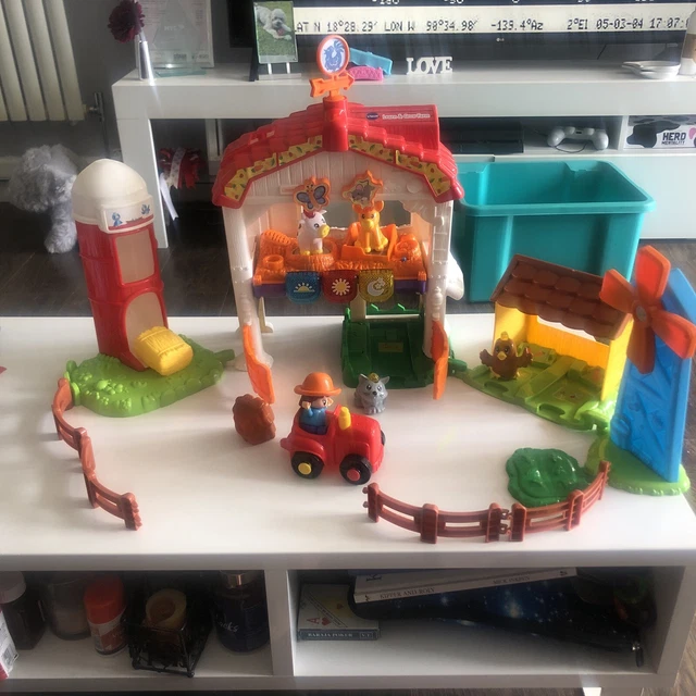 VTECH LEARN AND Grow Farm Kids Play-set Educational Toy Animals Sounds ...