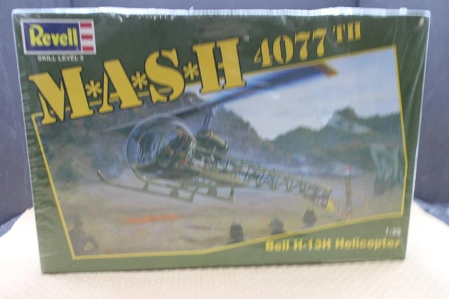 REVELL 1:35TH SCALE Mash 4077Th Bell H-13H Helicopter Model Kit $49.99 ...