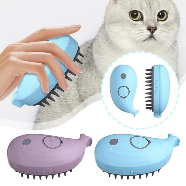 ELECTRIC CAT SPRAY Comb Floating Brush Automatic Pet Grooming Comb For ...