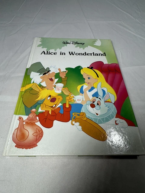 WALT DISNEY ALICE In Wonderland Hardback 1986 First Print Gallery Books Classic £7.26 - PicClick UK