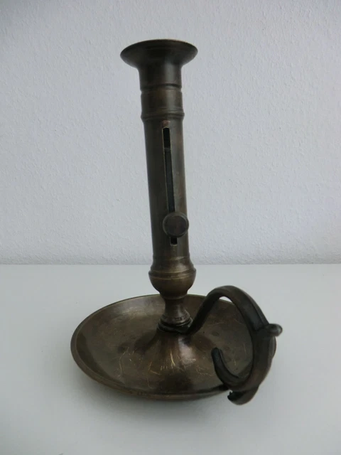 KERZEN SCHIEBER, KERZENLEUCHTER, Schiebeleuchter, Kerzenständer Messing ...