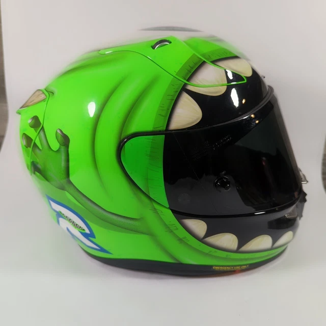 HJC RPHA-11 PRO Mike Wazowski Monsters Inc Helmet Size M Green Tinted ...