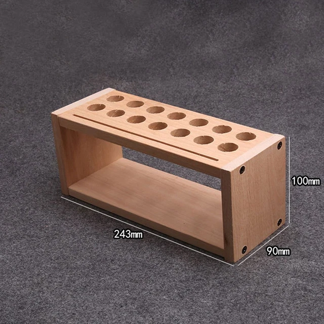 3 COUNT WOOD Tool Stand Holder Cutlery Storage Box Punch Organizer Desk ...