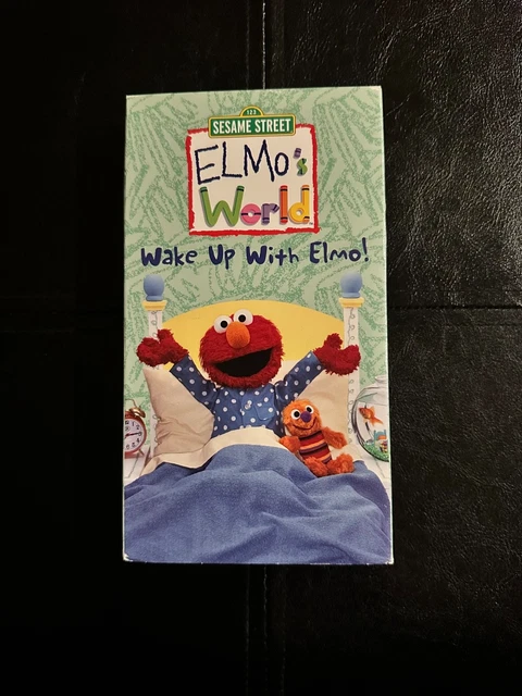 ELMOS WORLD - Wake Up With Elmo VHS Tape 2002 Sesame Street Kids ...