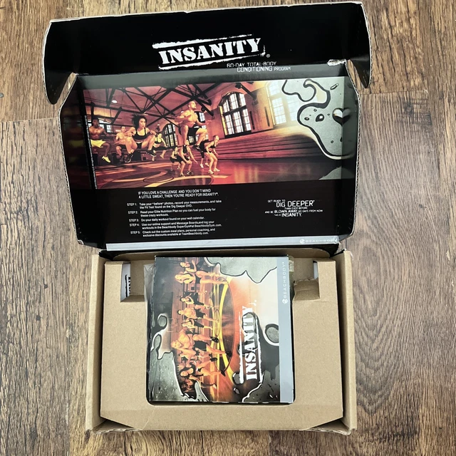 DVD INSANITY DIG Deeper Beachbody Full Workout Complete 10 Disc Box Set ...