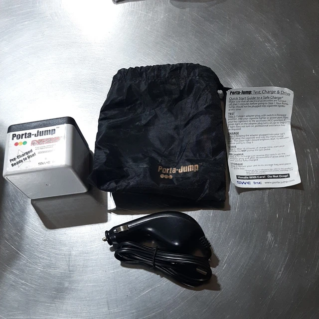 UNIVERSAL PORTA-JUMP EMERGENCY Car Jumpstarter Kit Jump Starter $17.99 ...