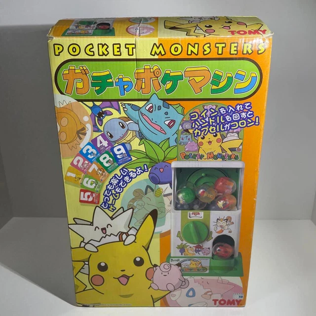 TOMY POKEMON POCKET Monsters Gacha Poke Vending Machine 1 for Kids Used ...