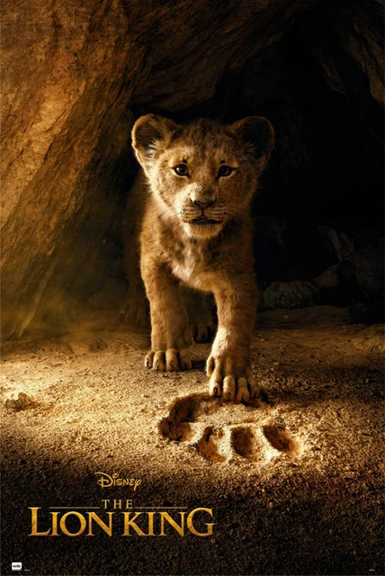 DISNEY: THE LION King Simba Real Action (Maxi Poster 61x91.50cm) - AA ...