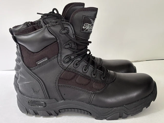 THOROGOOD DEUCE MEN’S 9M Waterproof Safety Toe Work Boots Black Side ...