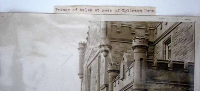 ORIGINAL PHOTO PRINCE Of Wales Eglinton Hunt Ayrshire Scotland c1927 £ ...