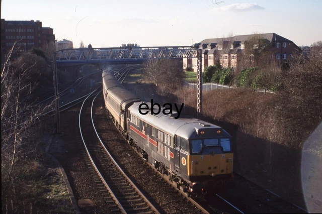 35MM RAILWAY SLIDE- BR Diesel Loco Class 31. 31468 & 31602 @ Chester £3 ...