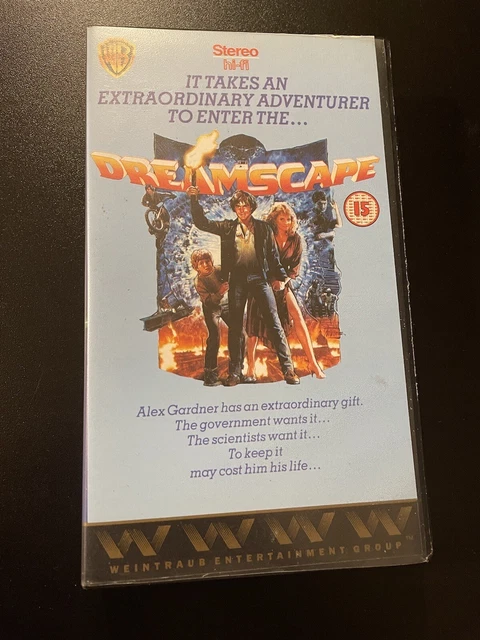 DREAMSCAPE (VHS) 1984 Dennis Quaid, Kate Capshaw, Max von Sydow, Movie Classic £11.50 - PicClick UK